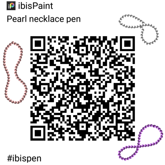 Pearl Necklace pen - ibisPaint