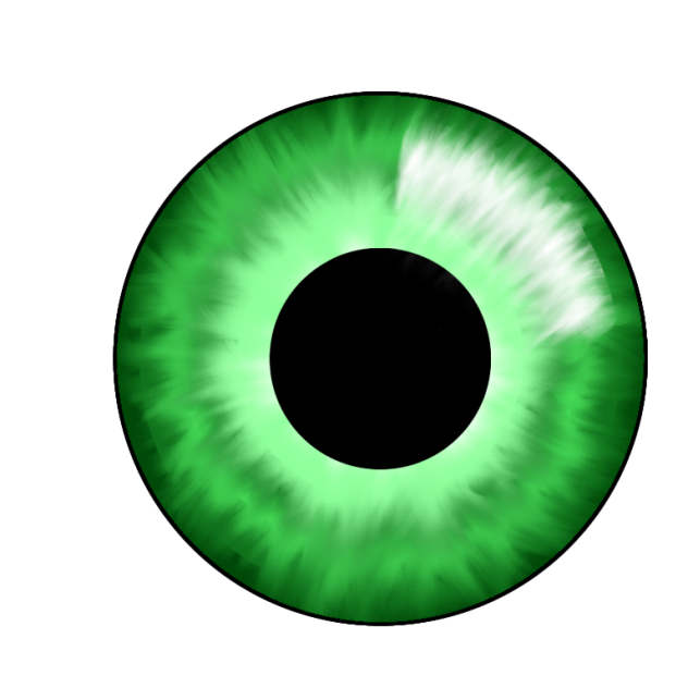 Green 3d eye - ibisPaint