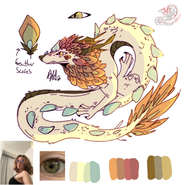 Me as a totk dragon - ibisPaint