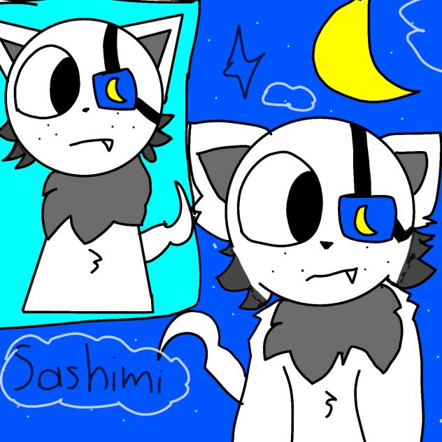 Sashimi un personaje sprunky incredibox - ibisPaint