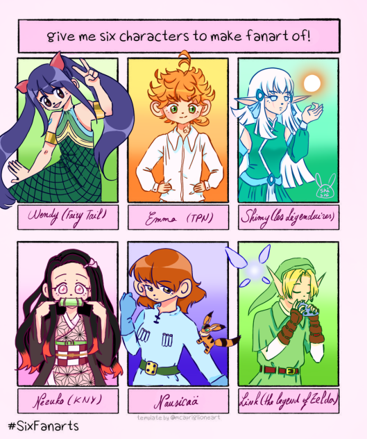 Six fanart challenge - ibisPaint