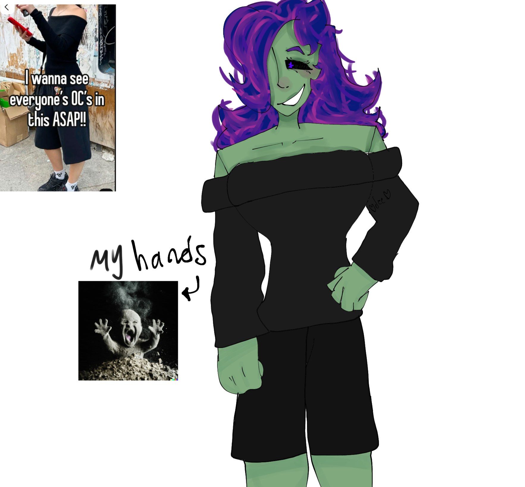 its giving Nene from pjsk - ibisPaint