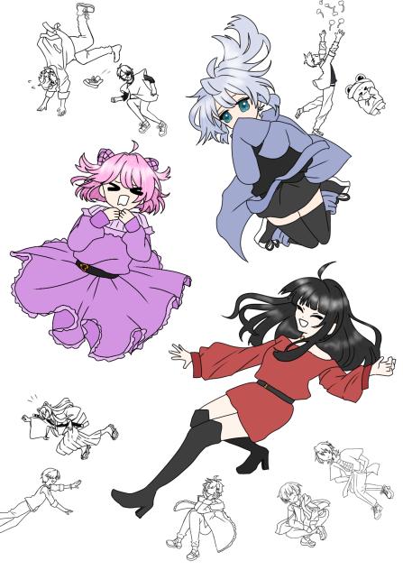 Colouring page WIP - ibisPaint