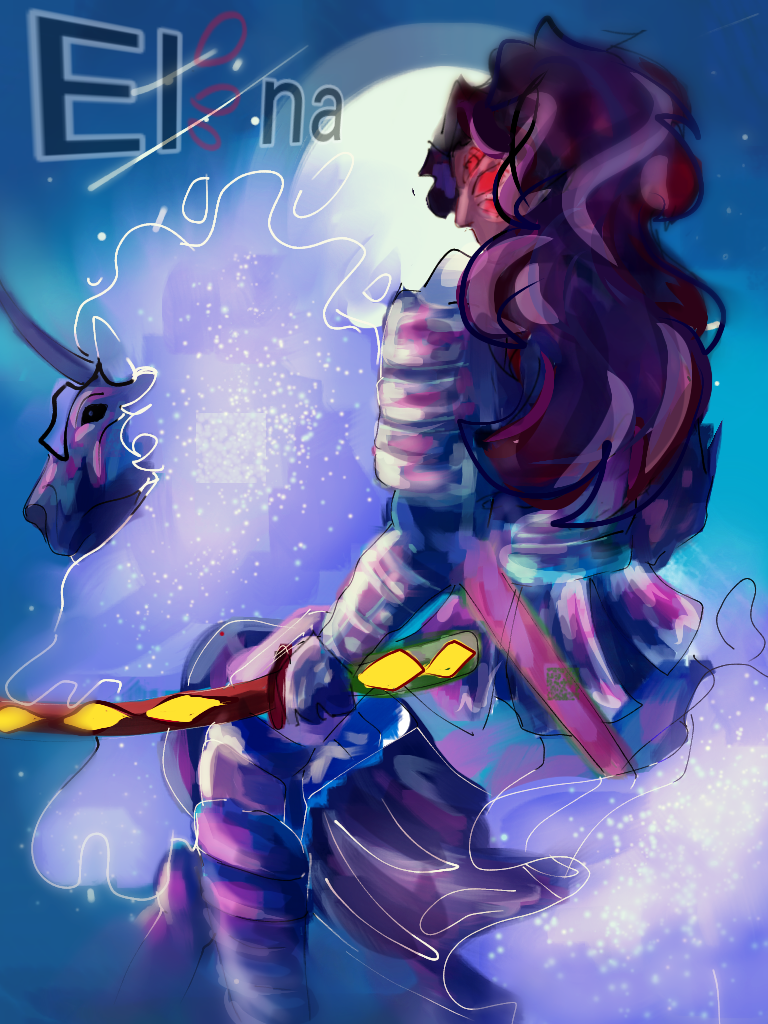 I see 3 moons here - ibisPaint