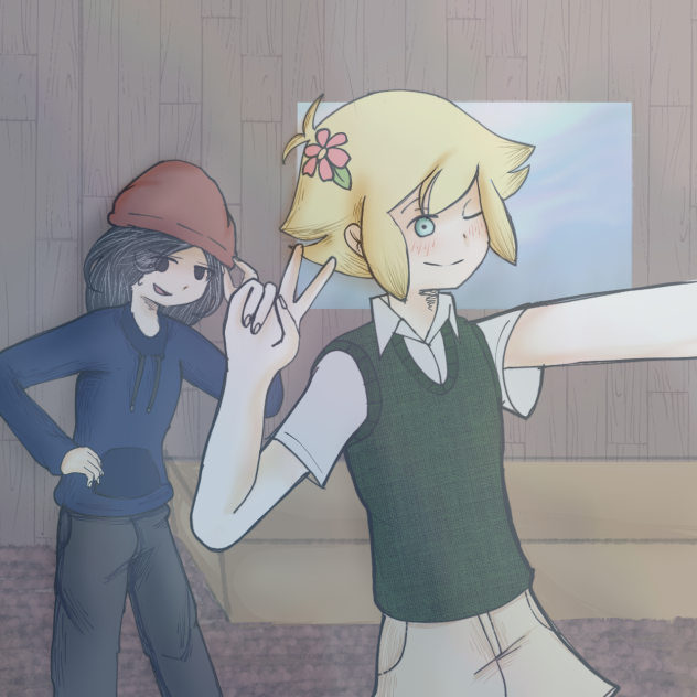 Basil and Amanda (oc) omori - ibisPaint