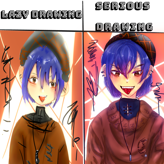 Everyone is lazy sometimes - ibisPaint