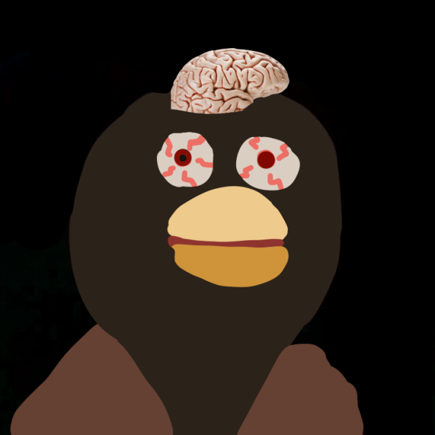 A brainless duck - ibisPaint