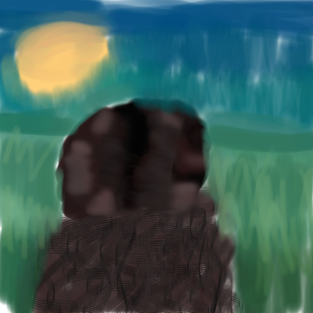 Back of a head ig - ibisPaint