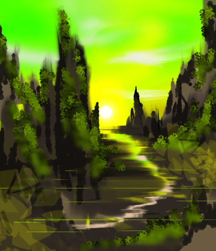 The mysterious land - ibisPaint