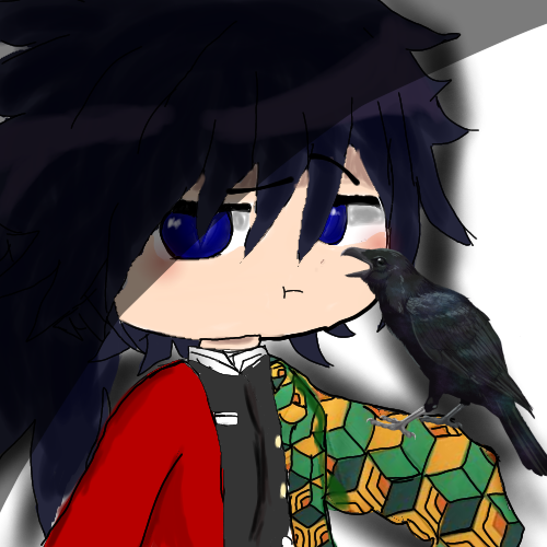 giyu w his crow - ibisPaint