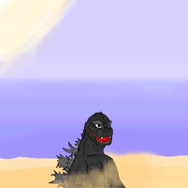 Godzilla 1964. - ibisPaint