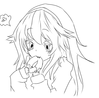 Anime girl trace (read desc) - ibisPaint