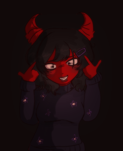 Demon girl (REMAKE) - ibisPaint