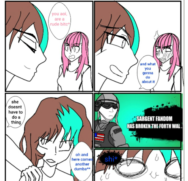 you and me fan comic strip. - ibisPaint