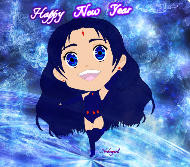 Raven happy new year - ibisPaint