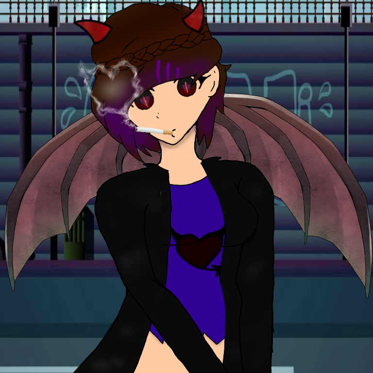 Bad Girl In The Street - ibisPaint