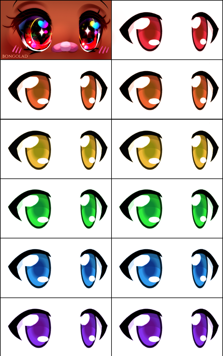 Gacha Rainbow Eyes Collab (Free to join) - ibisPaint