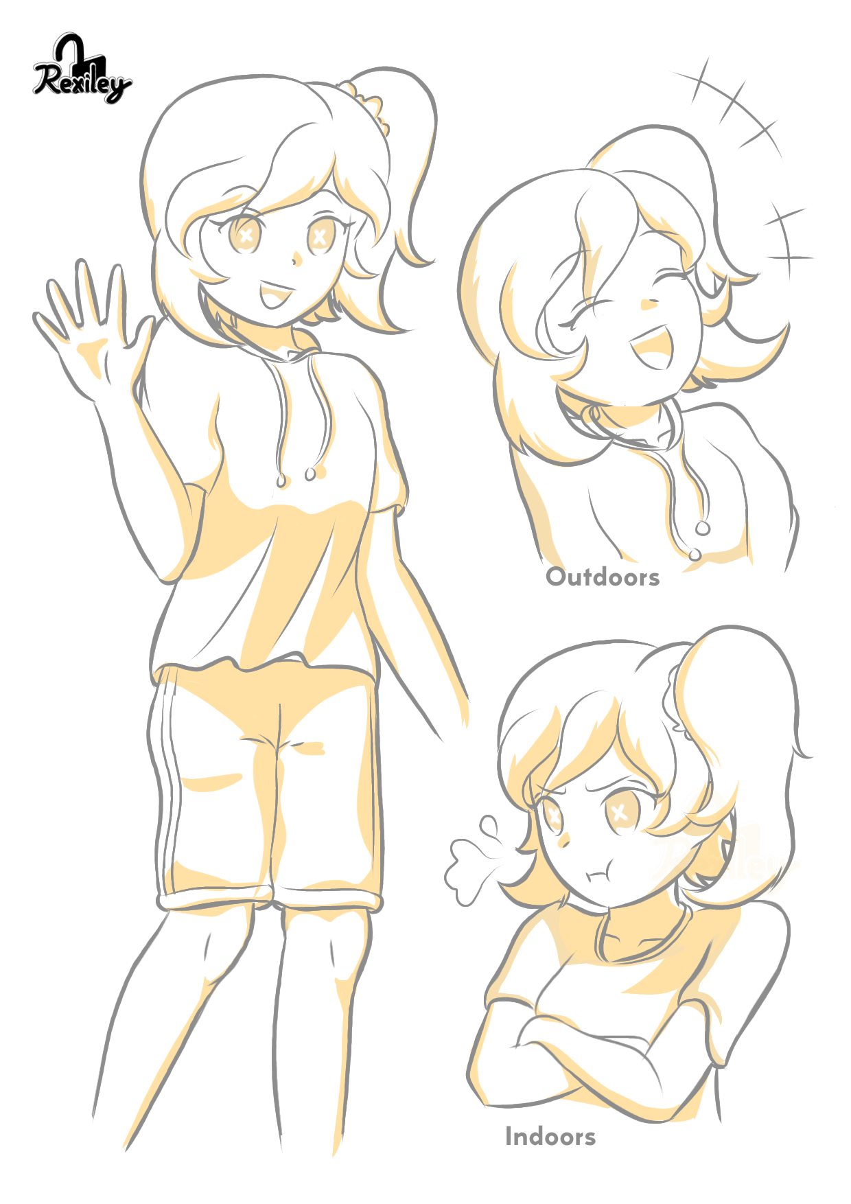 Riley (White) - Practice - ibisPaint