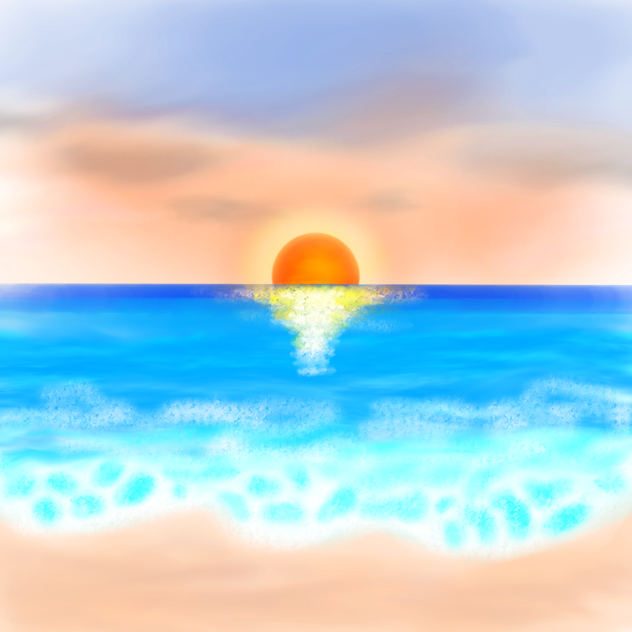 sunset - ibisPaint