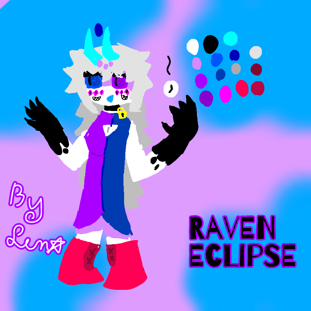 hypnotist reveal Raven Eclipse - ibisPaint