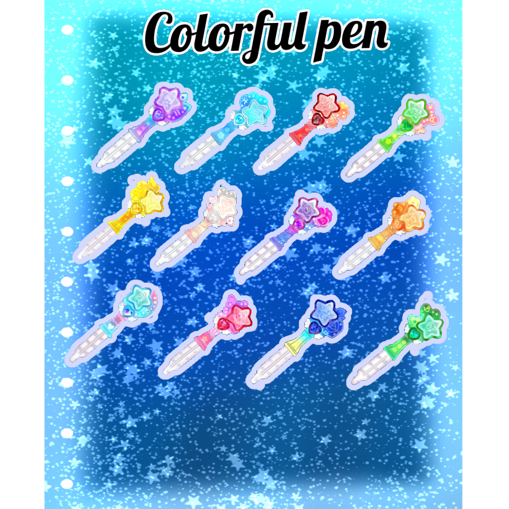 Colorful stickers - ibisPaint