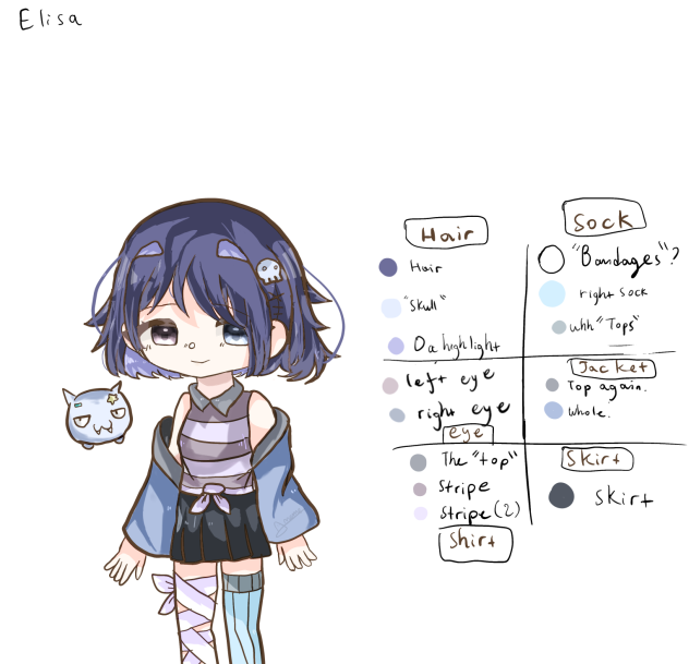 My main OC(think this as me) - ibisPaint