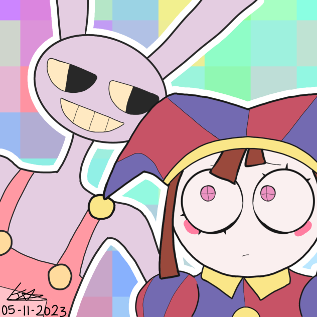 amazing digital circus fanart - ibisPaint