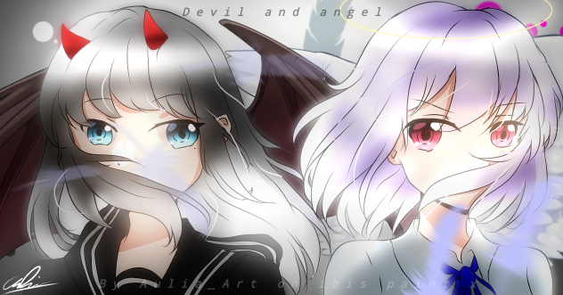 Devil and Angel - ibisPaint