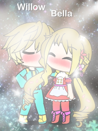 My neighbor kissing a boy named Willow - ibisPaint