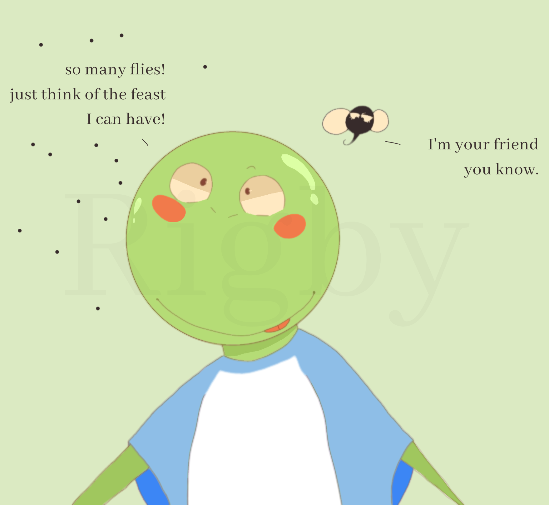the frog and the fly pt. 1 - ibisPaint