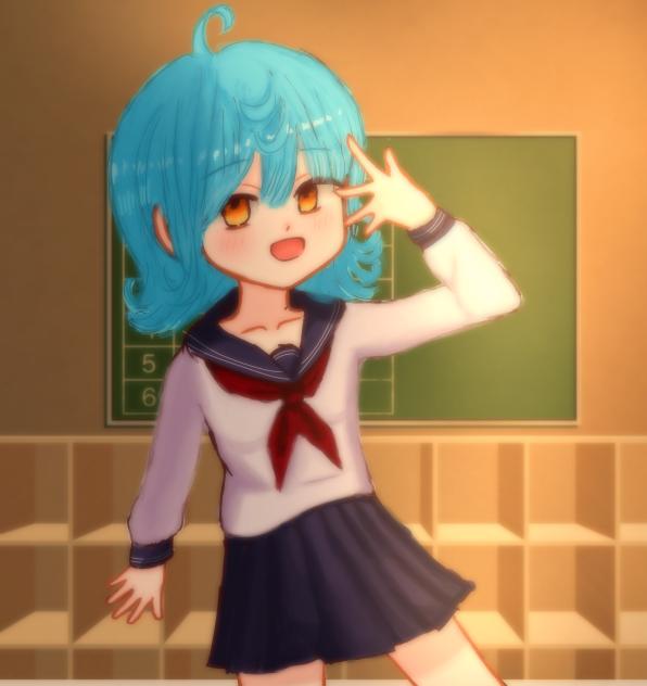 high school girl2 - ibisPaint