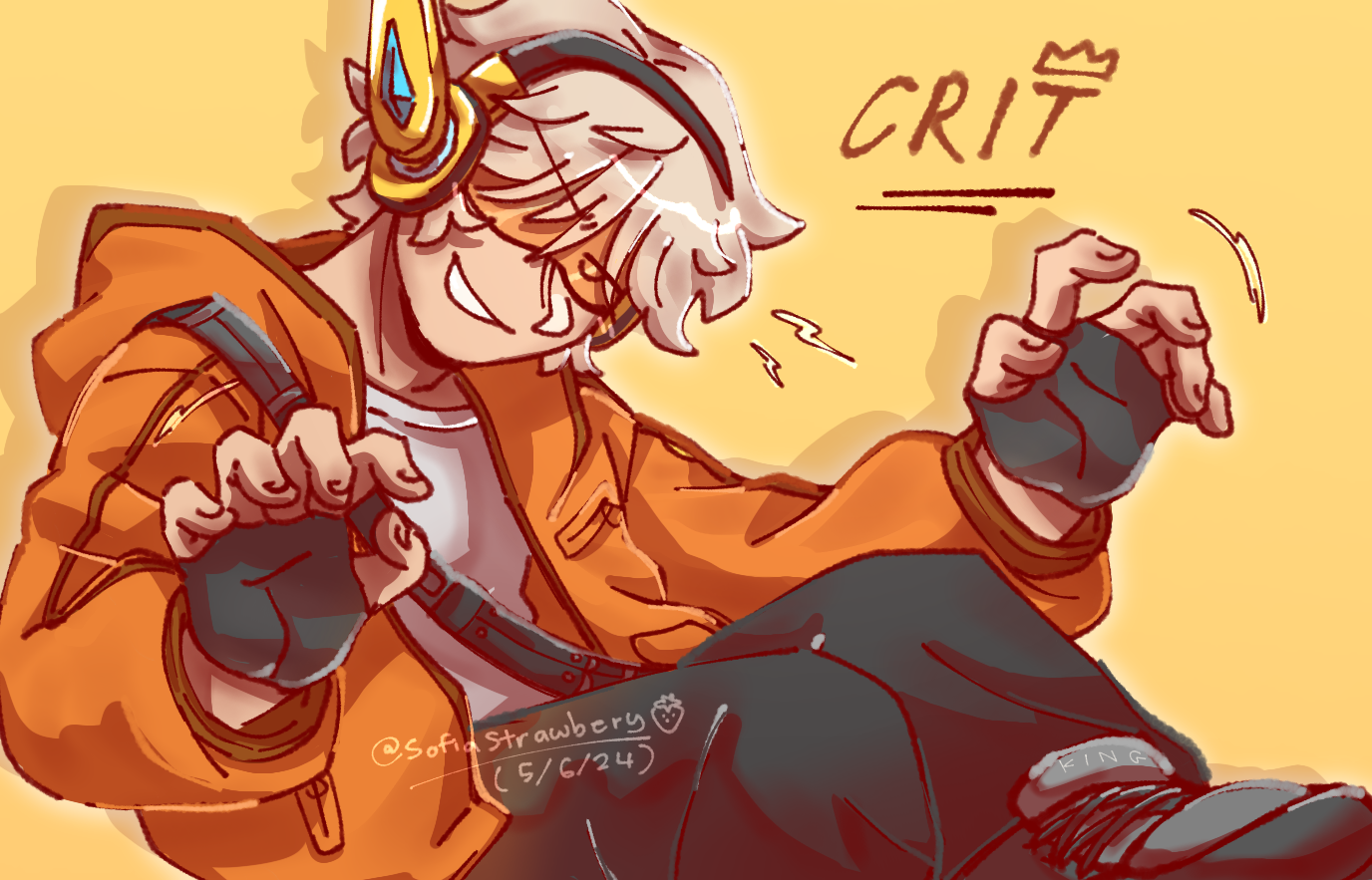 𝐂𝐑𝐈𝐓 👑 ! ! ! (my online friend in disc) - ibisPaint