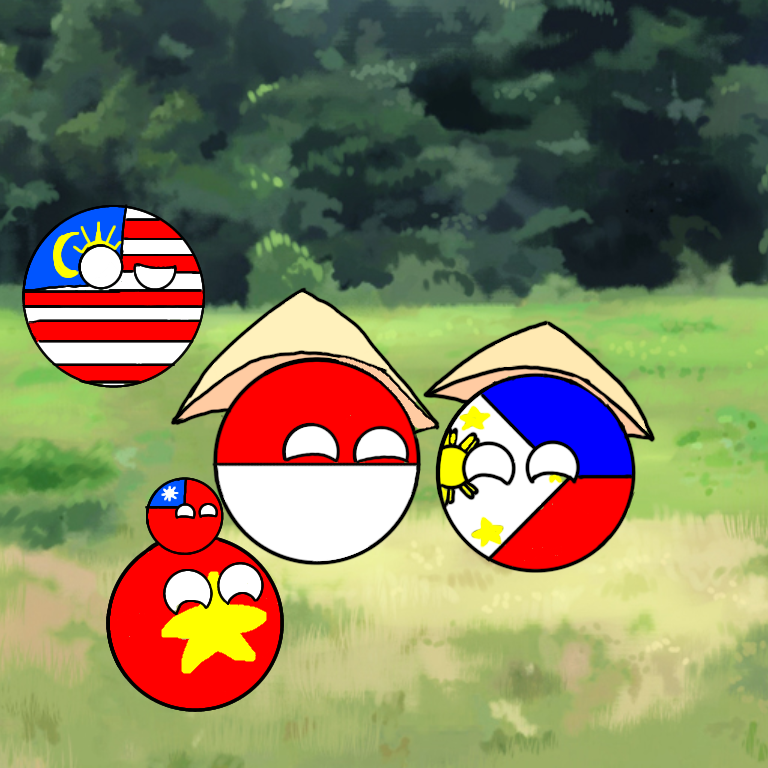 Asian Countryballs - ibisPaint