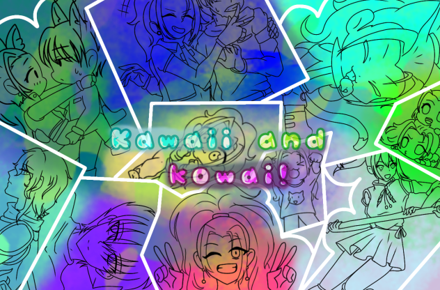 banner for kawaii and kowai - ibisPaint