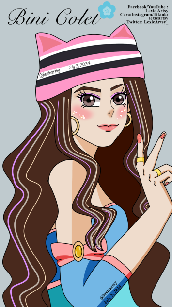 My Fan Art of Bini Colet - ibisPaint