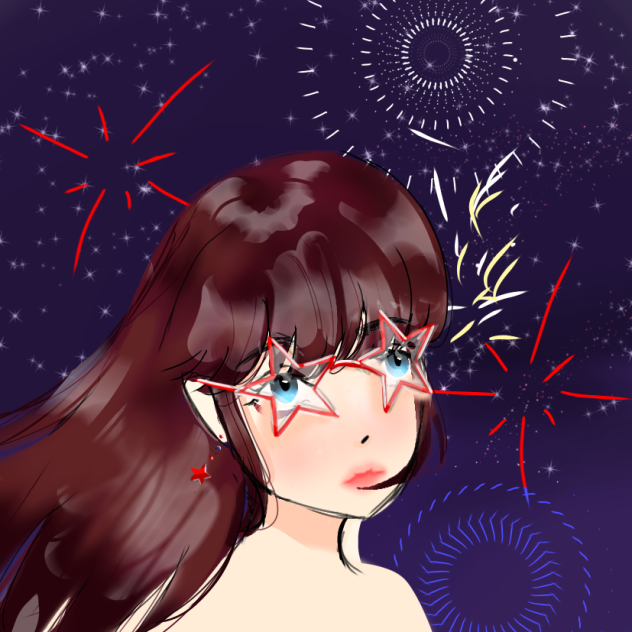 𝓗𝓪𝓹𝓹𝔂 𝓵𝓪𝓽𝓮 4𝓽𝓱 𝓸𝓯 𝓳𝓾𝓵𝔂! - ibisPaint