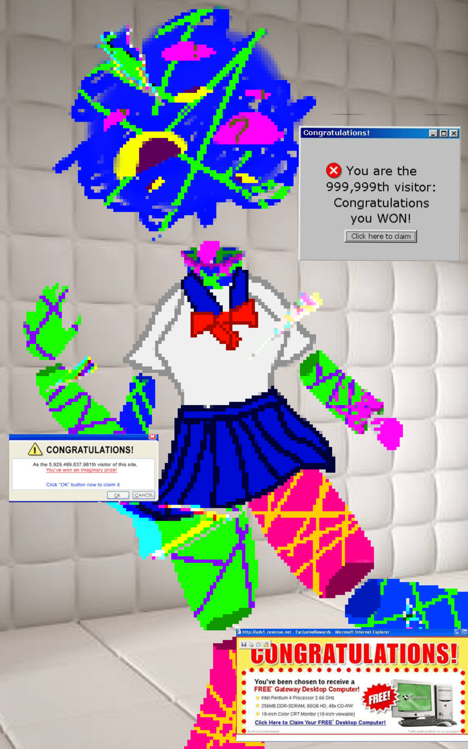 SCP-730-11-D, V1RUS. (IGNORE THE START) - ibisPaint