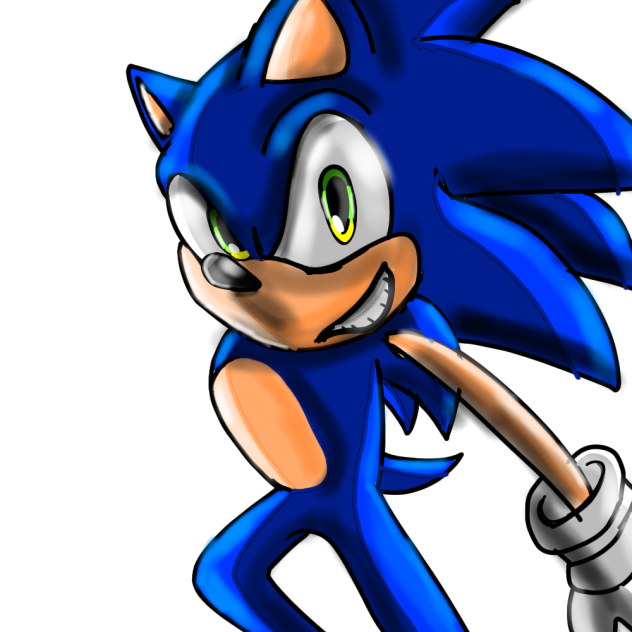 Modern Sonic v99 - ibisPaint