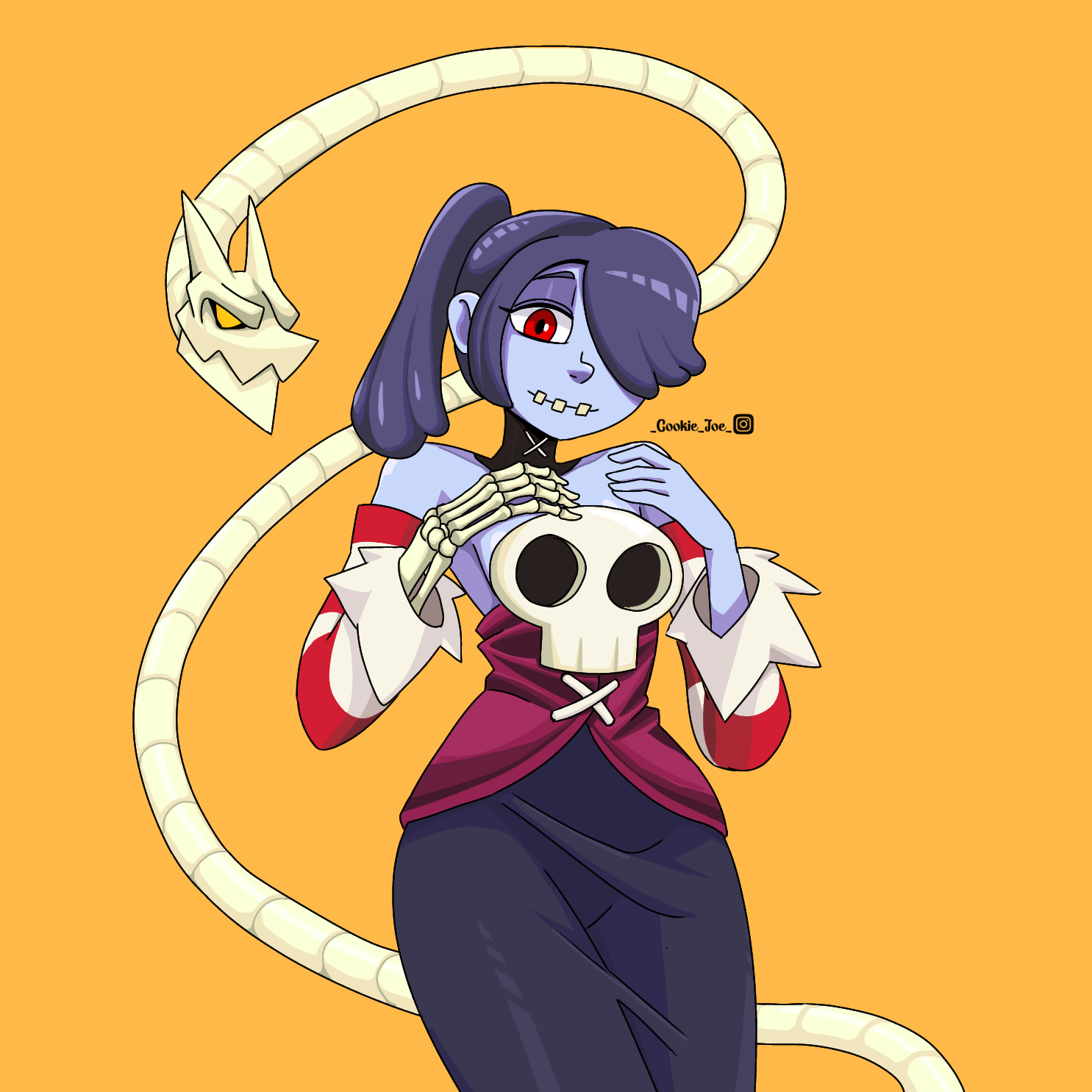 Squigly and Leviathan - ibisPaint