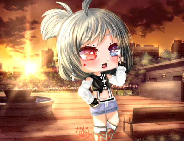 My gacha character editing - ibisPaint