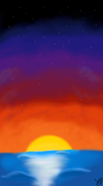 When The Night Falls - ibisPaint