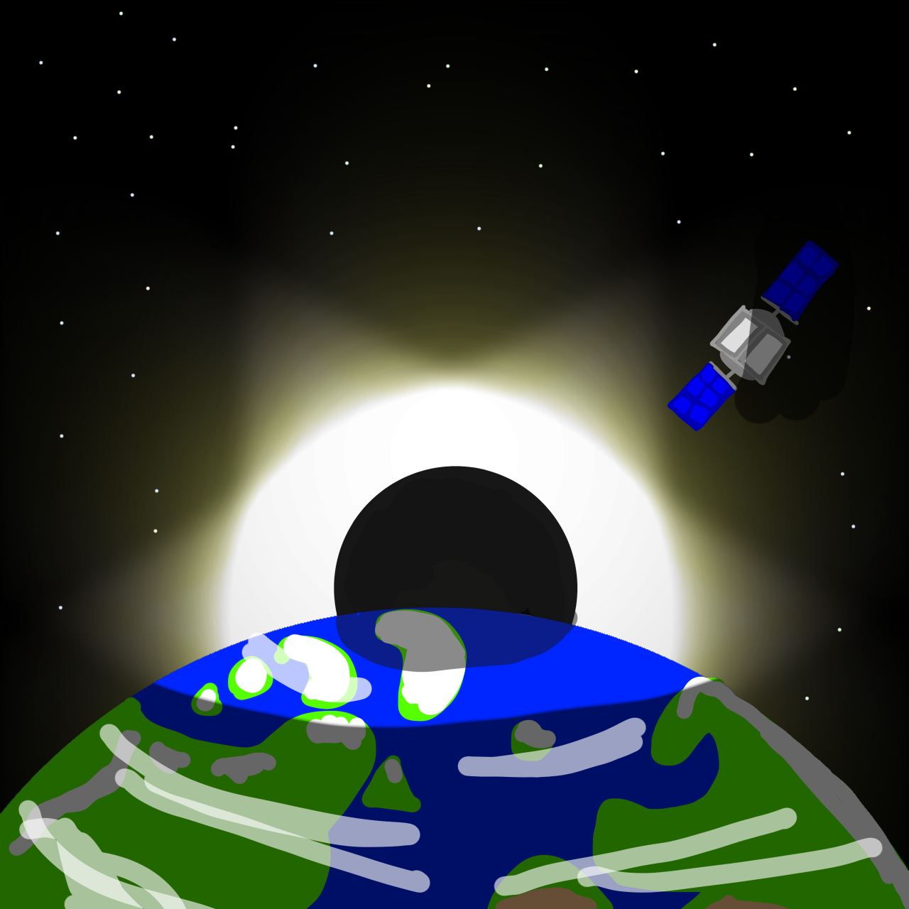 The Solar Eclipse - ibisPaint