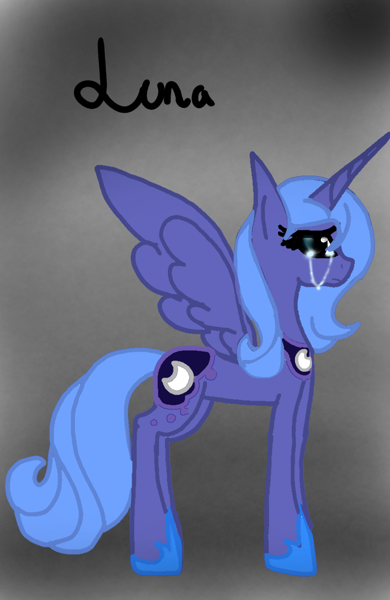 Princess Luna Crying - ibisPaint