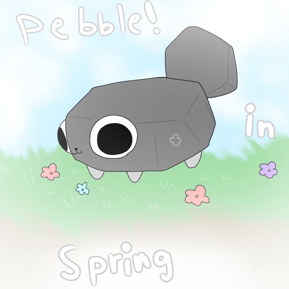 Pebble in spring - ibisPaint