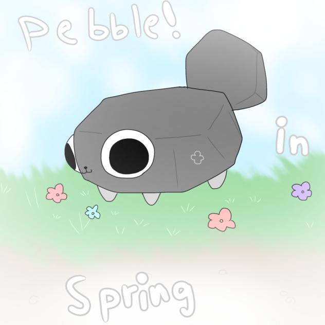 Pebble in spring - ibisPaint