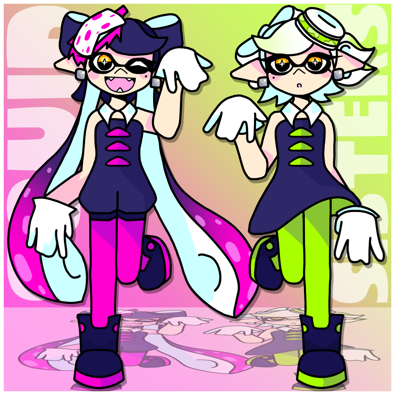 Squid Sisters!! - ibisPaint