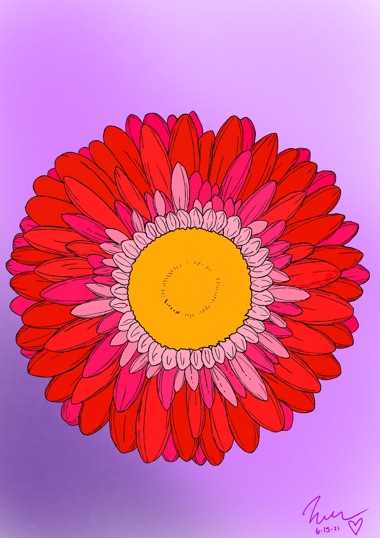 Proud flower - ibisPaint