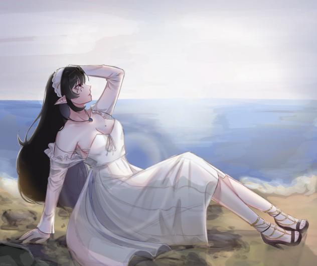 Sunset relaxation - ibisPaint