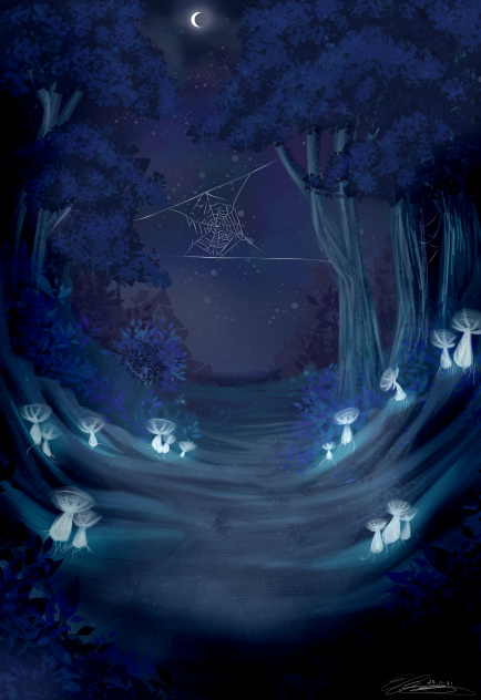 Blue Palette mini art challenge - ibisPaint