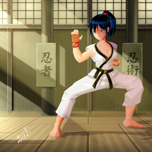 Karate girl - ibisPaint
